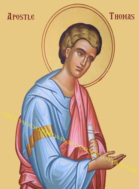 Greek orthodox icon of Saint Thomas the Apostle (2 ...