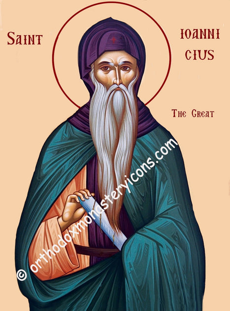 Orthodox icon of Saint Ioannicius the Great – orthodoxmonasteryicons.com