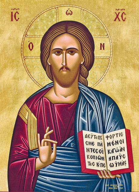 Orthodox icon of Jesus Christ Blessing (2) – orthodoxmonasteryicons.com