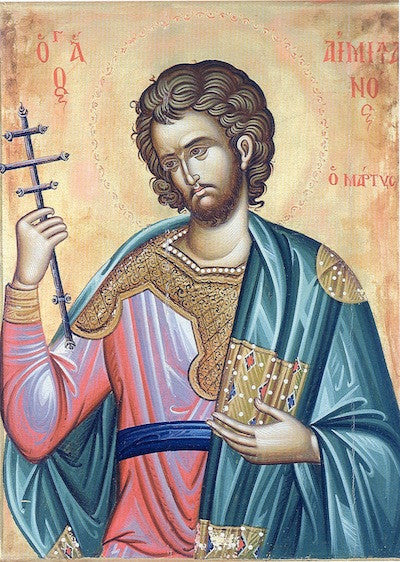 Orthodox icon of Saint Emilian the Martyr of Silistria ...