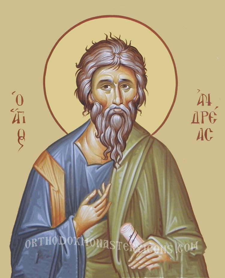 Icon Of St Andrew The Apostle Saint Andrew • Sisters Of Saint Andrew