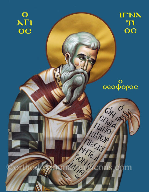 Orthodox icon of Saint Ignatius the God-Bearer – orthodoxmonasteryicons.com