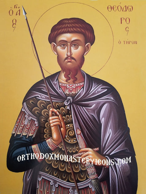 Greek orthodox icon of Saint Theodore Tiron – orthodoxmonasteryicons.com