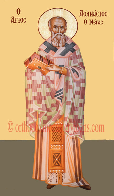 Orthodox icon of Saint Athanasios the Great, of Alexandria (1 ...