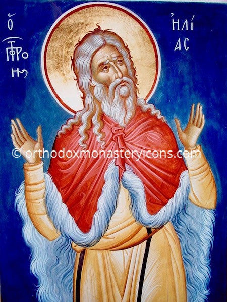 Greek orthodox icon of Elijah the Prophet (7) – orthodoxmonasteryicons.com