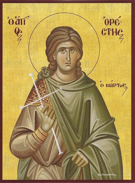 Orthodox icon of Saint Orestes the Martyr of Cappadocia ...