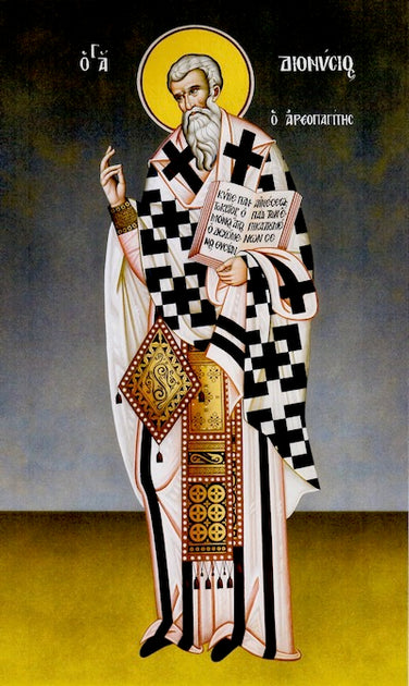 Greek orthodox icon of Saint Dionysius the Areopagite (1 ...