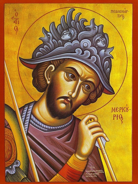Greek orthodox icon of Saint Mercurius – orthodoxmonasteryicons.com